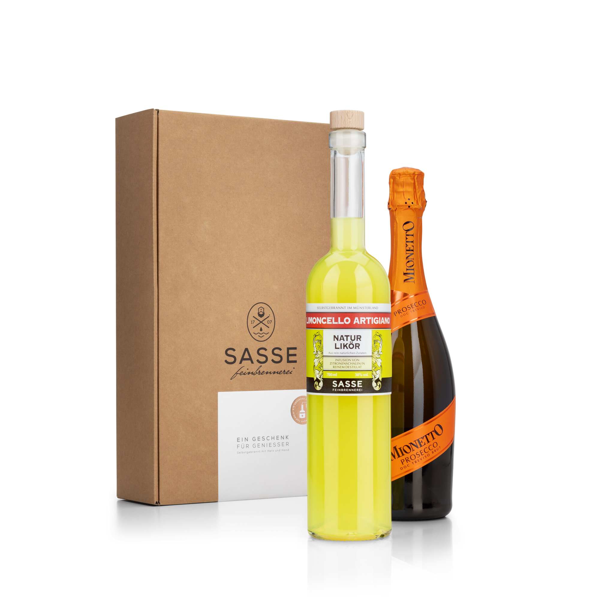 Limoncello Box - Italienischer Aperitif mit Prosecco | Sasse